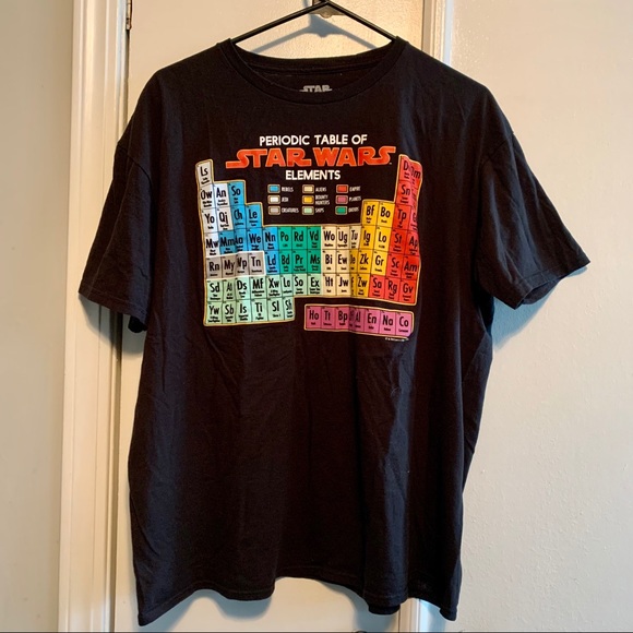 Star Wars | Shirts | Star Wars Table Of Elements Tee | Poshmark